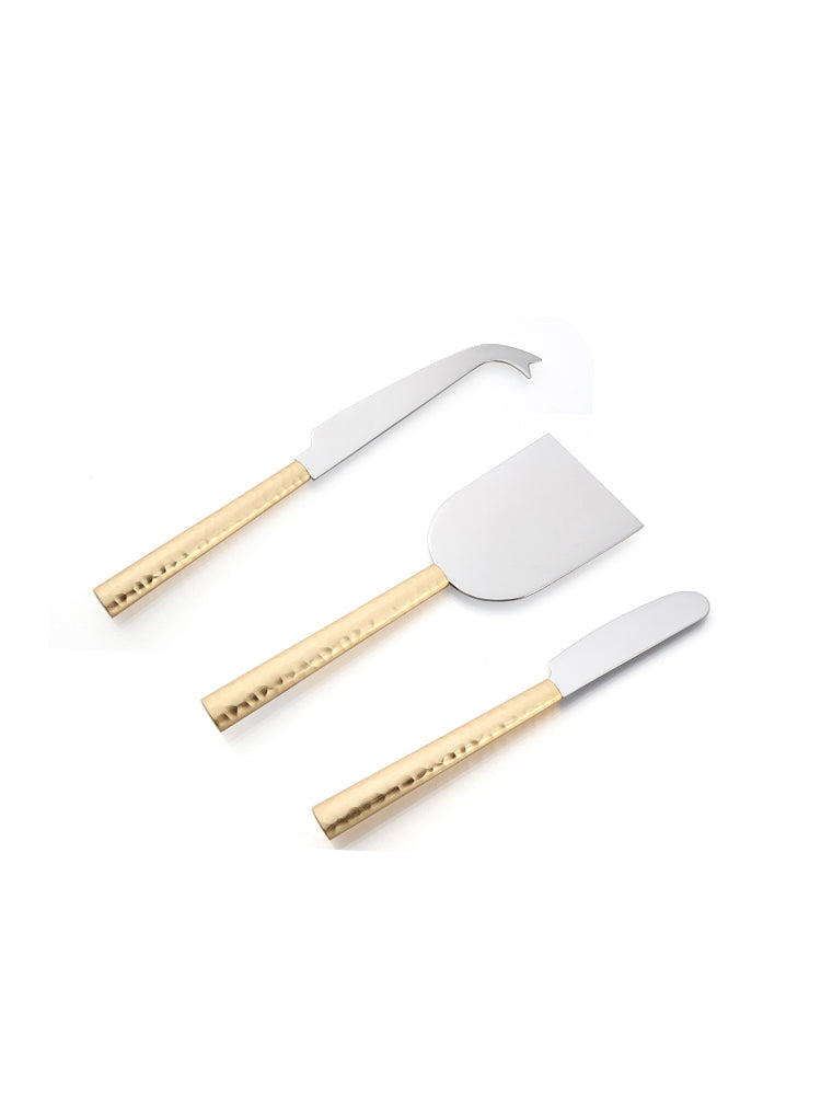 Modern Hammered Cheese Serving Set II – WINKO